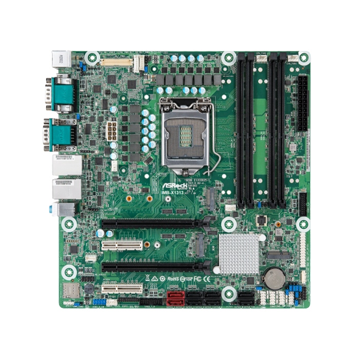ASRock Industrial IMB-X1313 Intel Xeon / 10th Gen Micro ATX Motherboard
