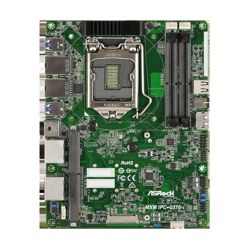 ASRock Industrial MXM IPC-Q370 Micro-STX Motherboard