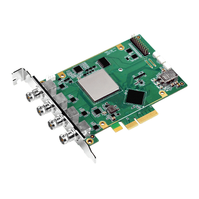 YUAN - SC410N4 6G-SDI - PCIe - 4K Capture Solution - 4 Channel 4K30 6G-SDI Capture