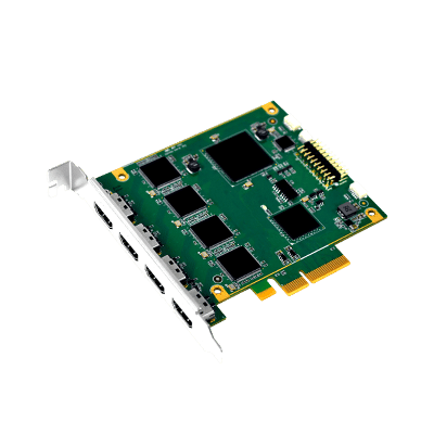 YUAN - SC410N4 HDMI - PCIe - 4K Capture Solution -4 Channel 4K30 HDMI Capture