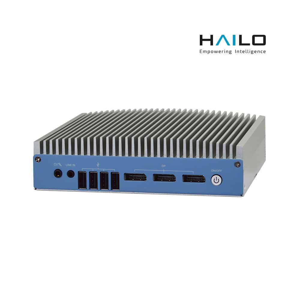 Jetway HB368F21-6412-AI Compact PC with Hailo-8 AI chip