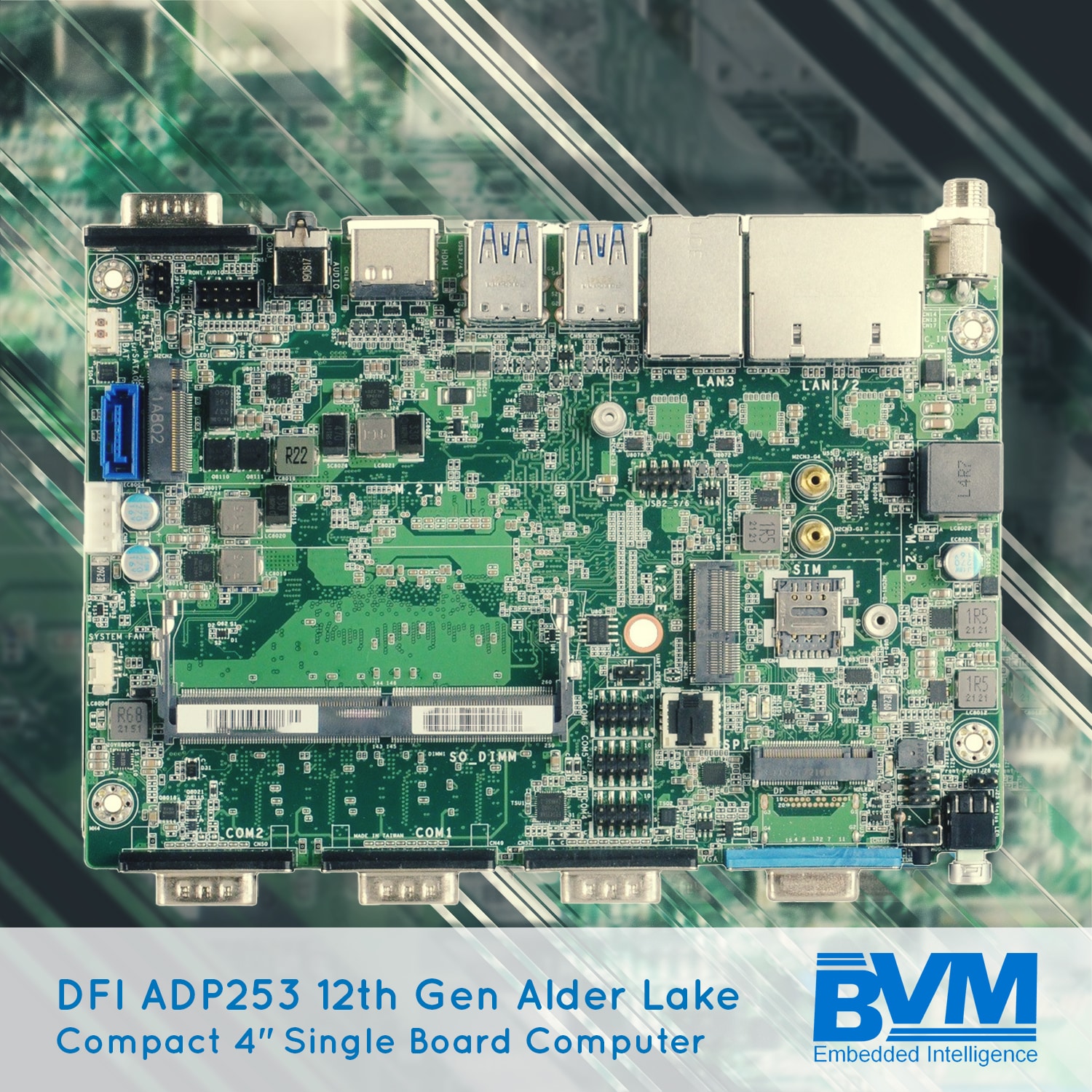 DFI ADP253: Boost Your Next Project with this Powerful 4" SBC - BVM Ltd