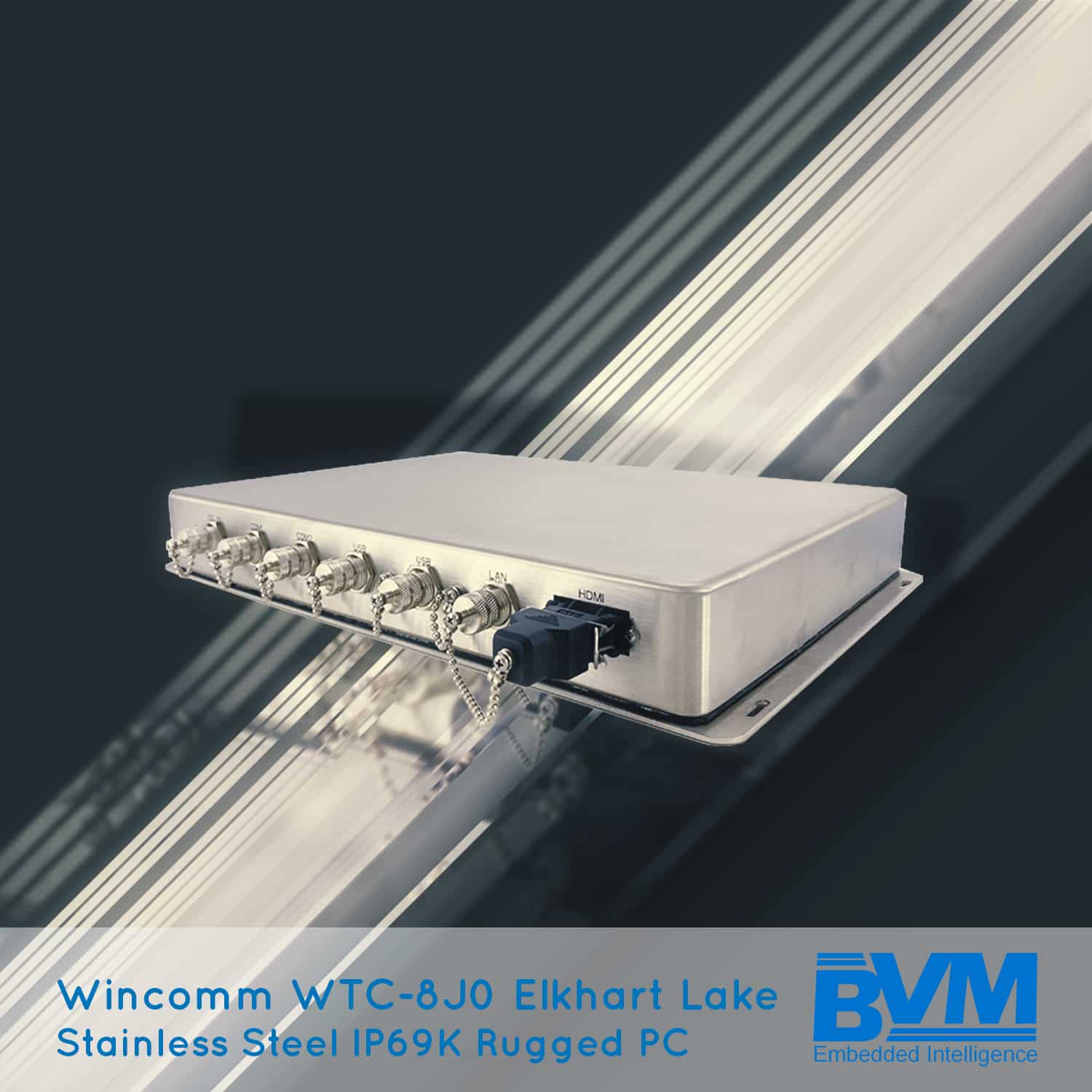 Wincomm WTC-8J0 Elkhart Lake Stainless Steel IP69K PC - BVM Ltd
