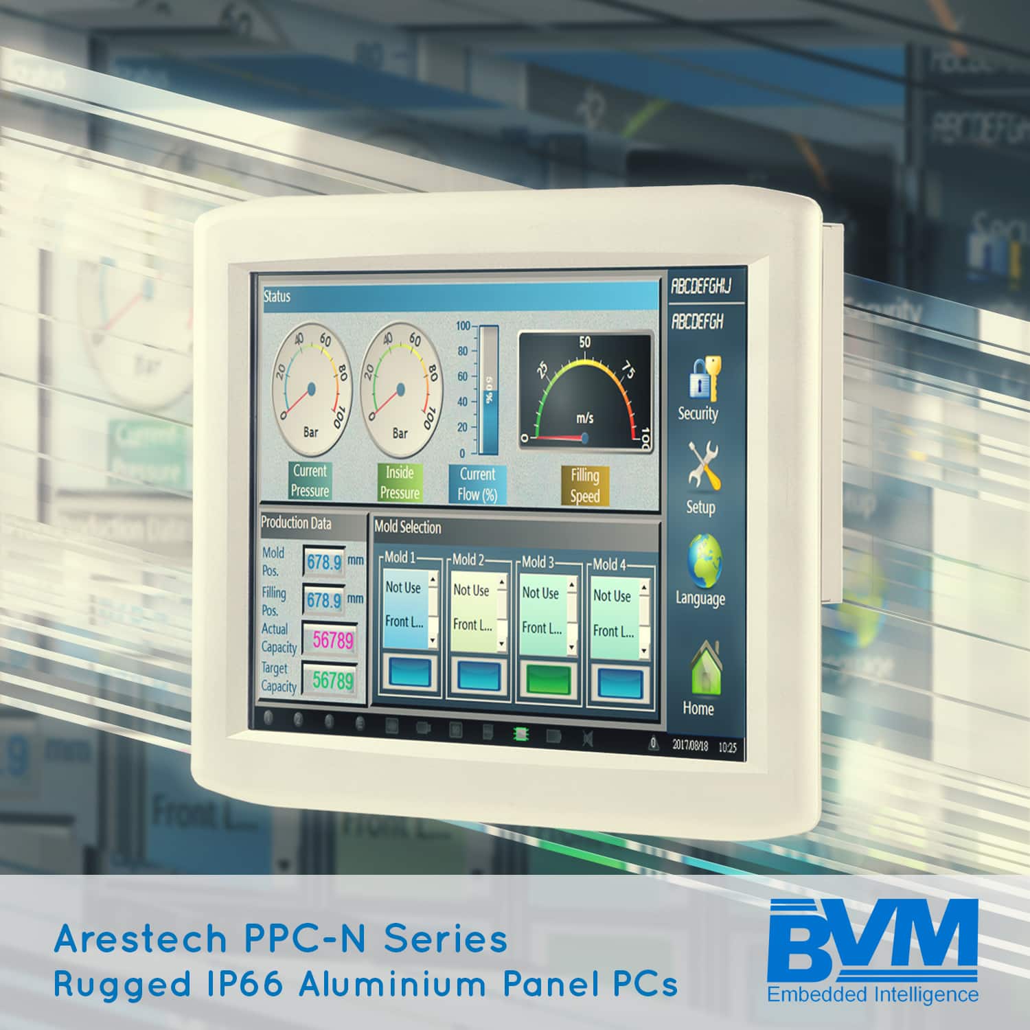 Arestech PPC-N Series: Robust and Reliable IP66 Panel PCs - BVM Ltd