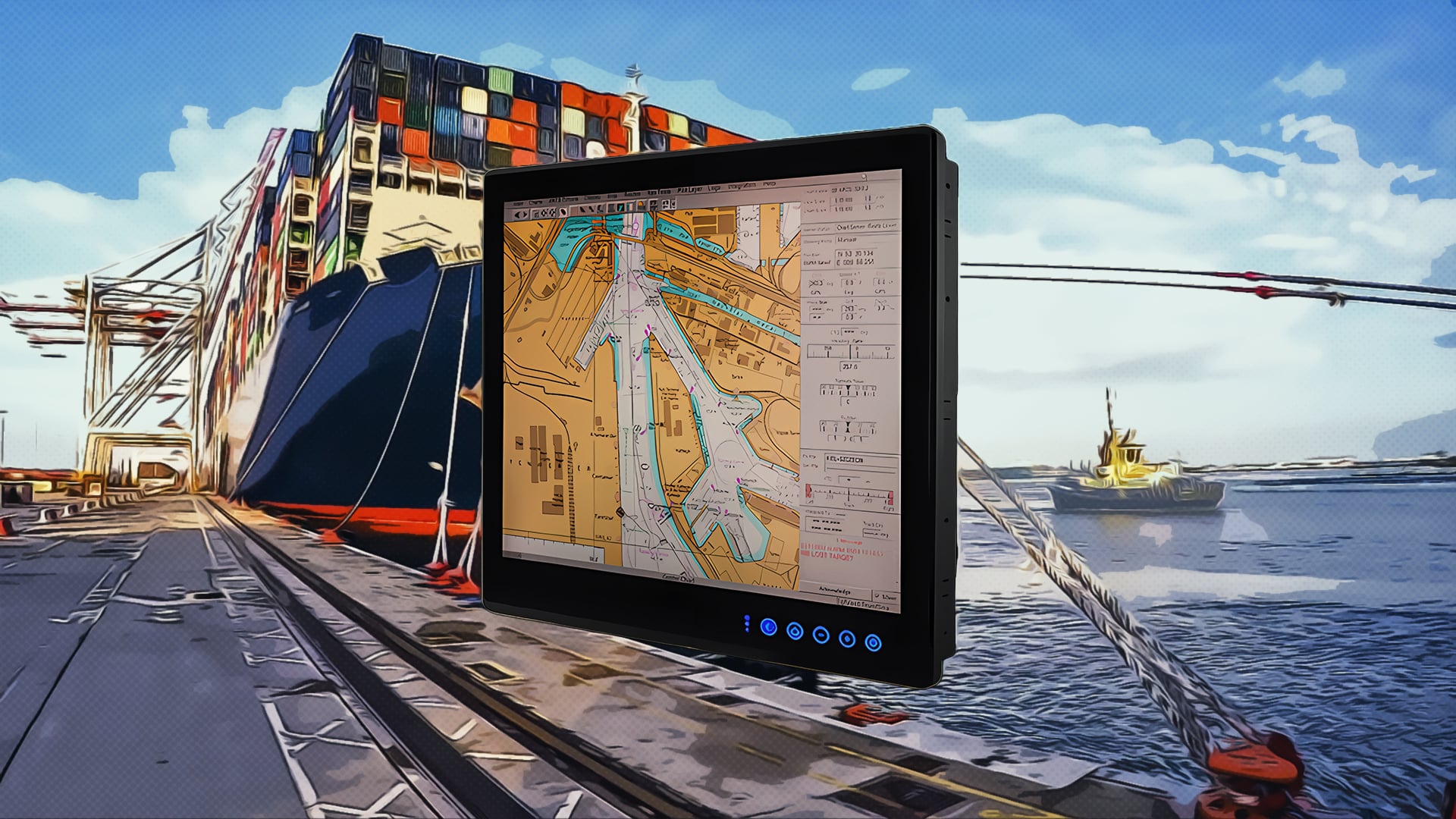 Case Study: 15" Marine Certified Touchscreen Panel PC Solution - BVM Ltd