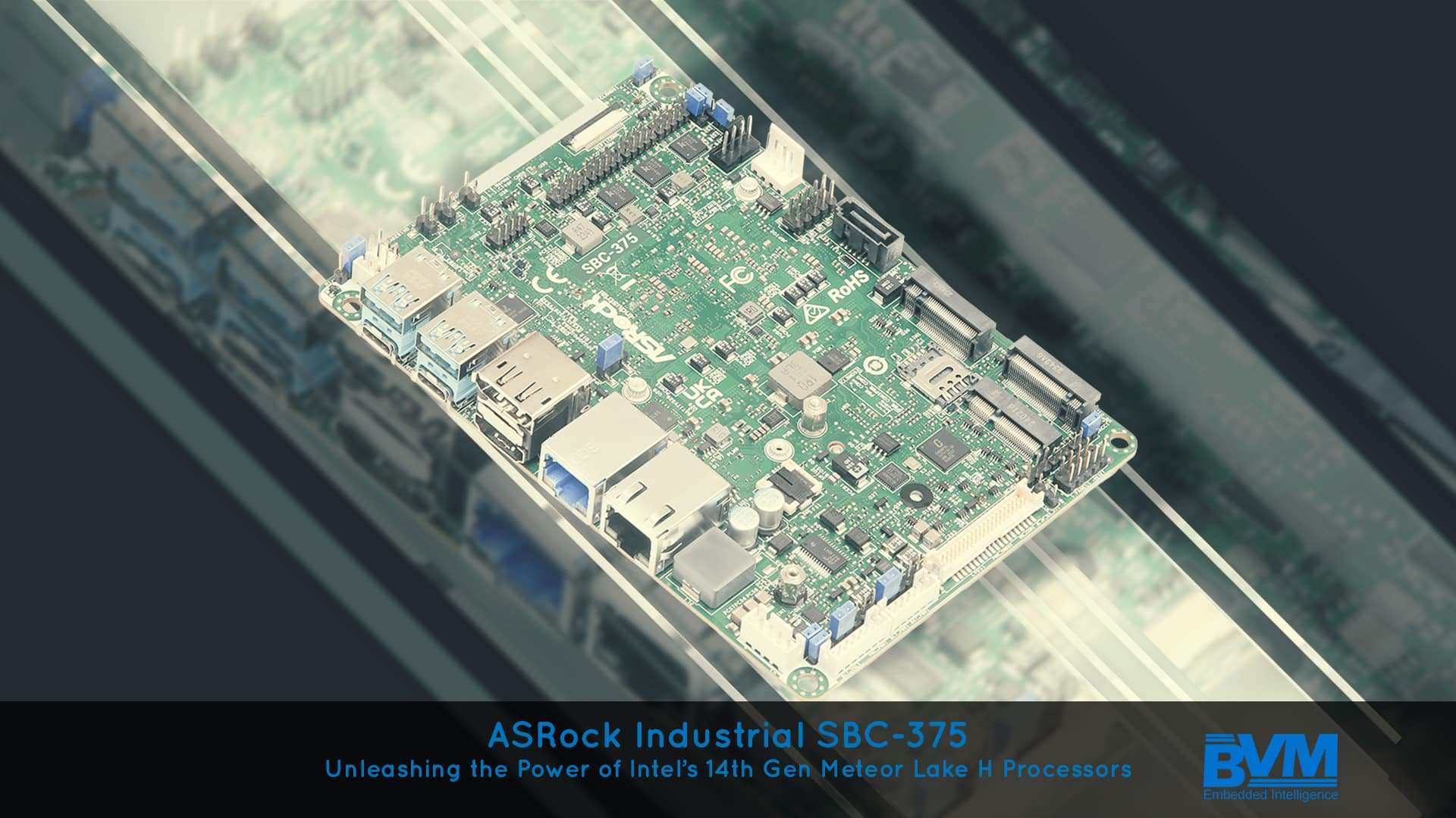 Asrock Industrial Sbc 375 Intel 14th Gen Meteor Lake Sbc Bvm Ltd