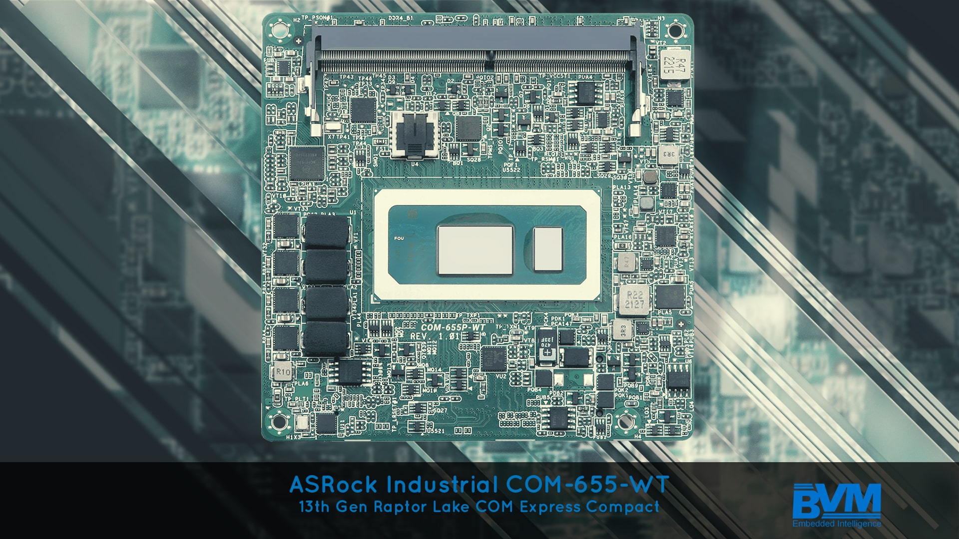 ASRock Industrial COM-655-WT: Raptor Lake COM Express Compact - BVM Ltd