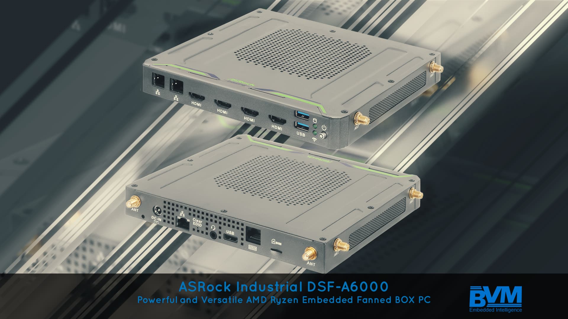 ASRock Industrial DSF-A6000: AMD Ryzen Embedded BOX PC - BVM Ltd