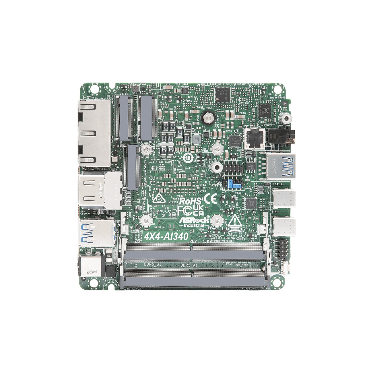 ASRock Industrial 4X4-A300 AMD Ryzen AI 300 Series SBC